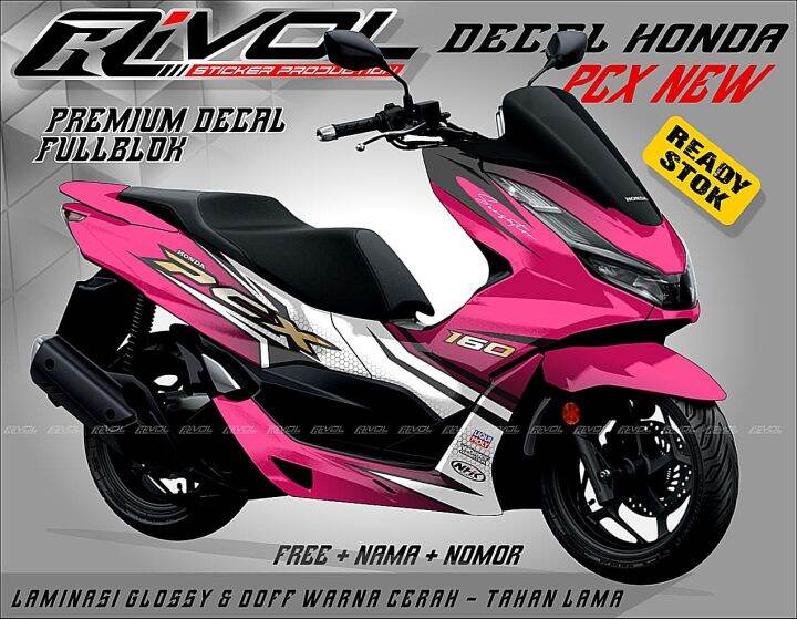 READY DECAL FULL BODY VARIASI HONDA NEW PCX 160 # VARASI DECAL FULL ...