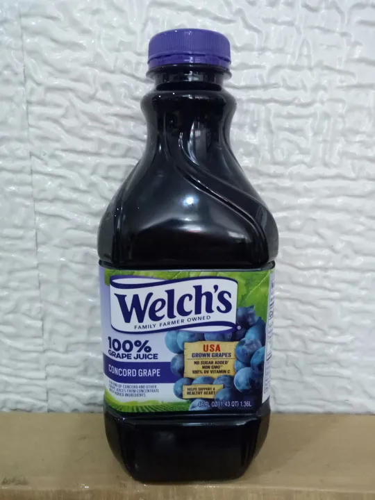 USA Welch's 💯 Grape Juice (Concord Grape - NO SUGAR ADDED) 46oz/1.89L ...