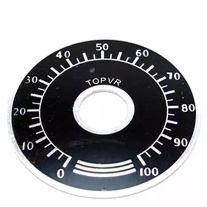 Panel Skala / Potentiometer Knob Scale Digital Scale 0-100 | Lazada ...