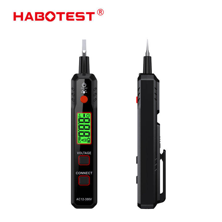 HABOTEST HT89 ปากกาตรวจจับแรงดันไฟฟ้า NCV 12 ~ 300V ปากกา Type เครื่อง ...