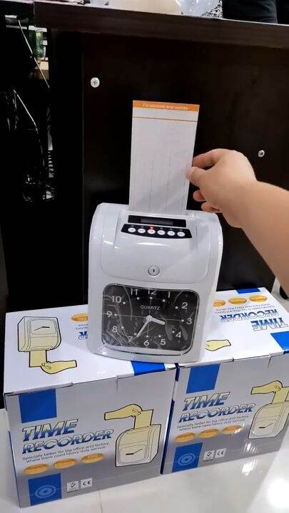 Classic Audio TIME RECORDER (Battery Operated)- Employee Analog Time ...