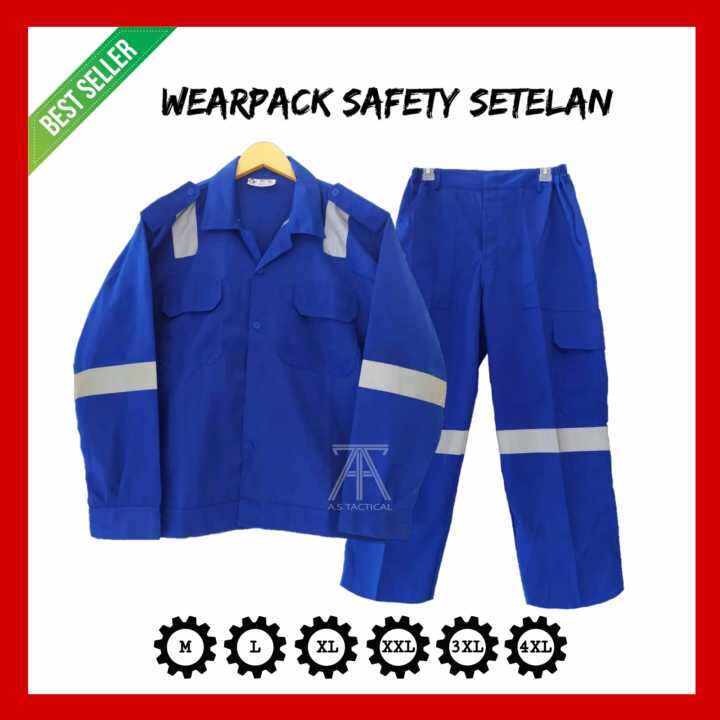 Wearpack Safety Setelan / Seragam Wearpack Safety / wearpack safety ...