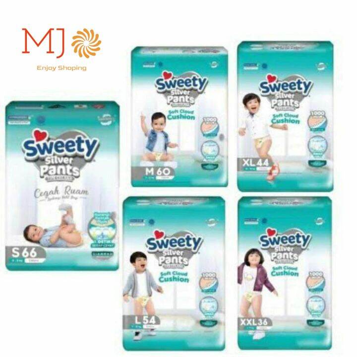 POPOK SWEETY SILVER JUMBO PACK/ PAMPERS SWEETY JUMBO PACK | Lazada ...