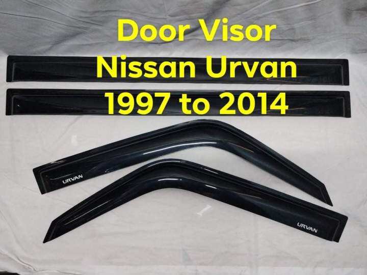 Door Visor Rain Visor Nissan Urvan Escapade 1997 to 2015 Yr model ...