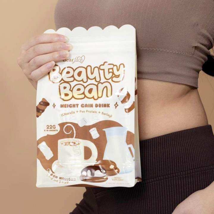 Beauty Bean Choco Mallows Weight Gain Drink by Dear Face [Half Pouch ...
