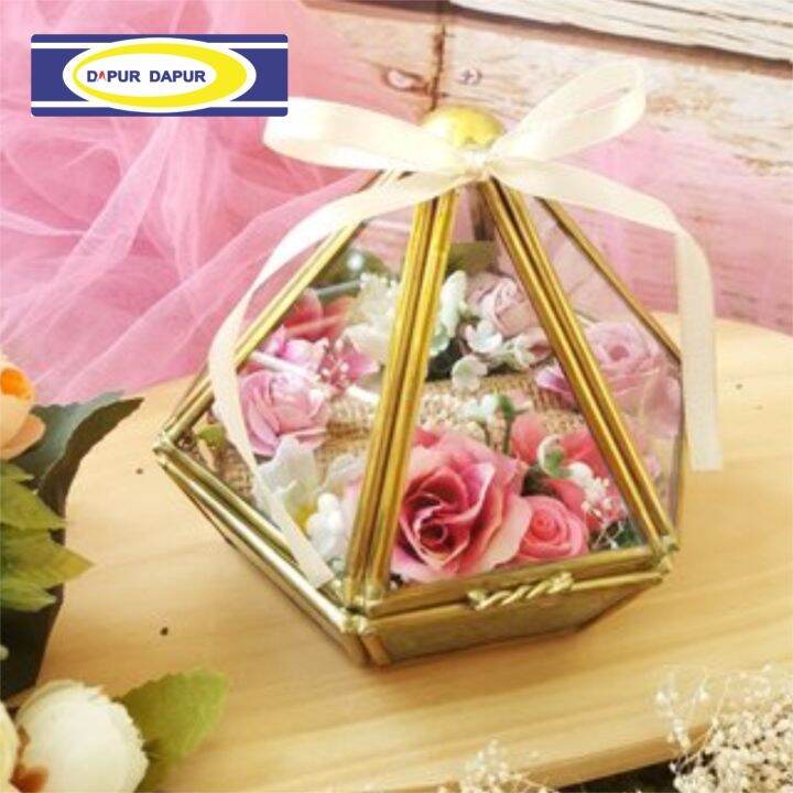 box kaca hampers / box kaca seserahan/ box kaca mahar/ kotak kaca ...