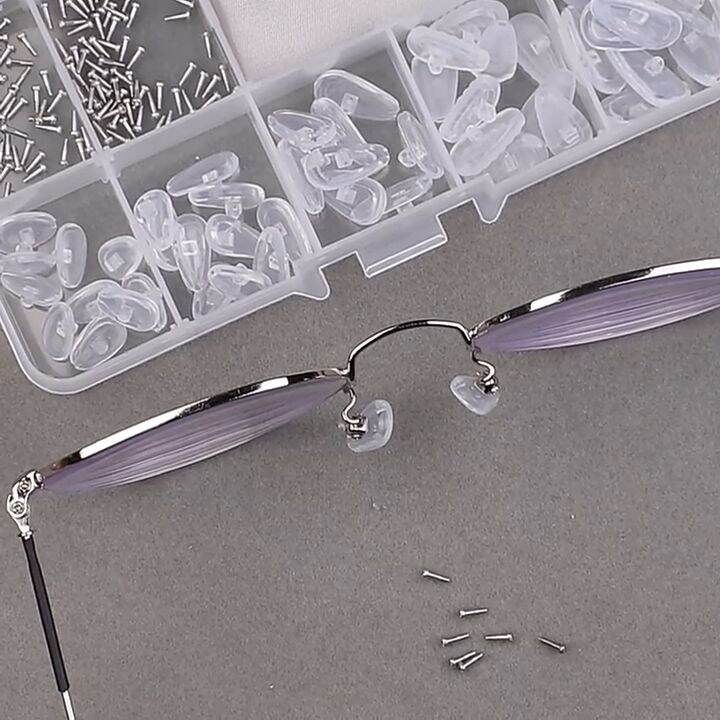 Eyeglasses Sunglasses Silicone Nose Pads Set Glasses Optical Repair Kit ...