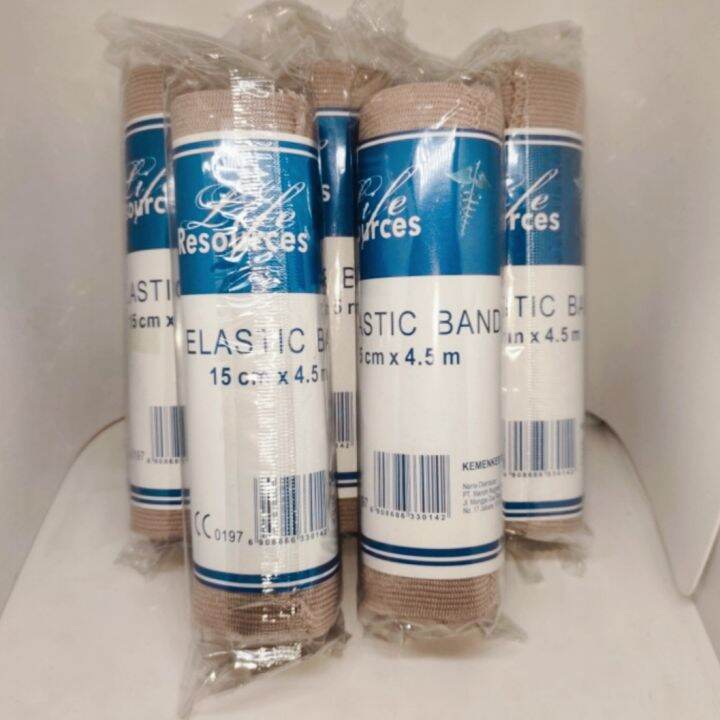 Perban High Elastis 6 Inch Bandage 15cm x 4.5m (1Roll) Perban Kaki ...