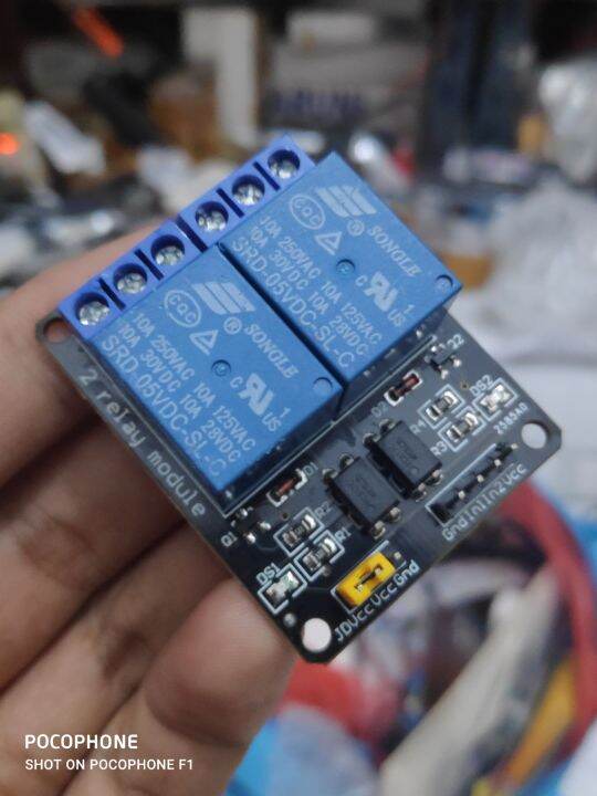 Module Relay 2 Channel 12V Optocoupler Modul Relay Kit relay 2 Channels ...