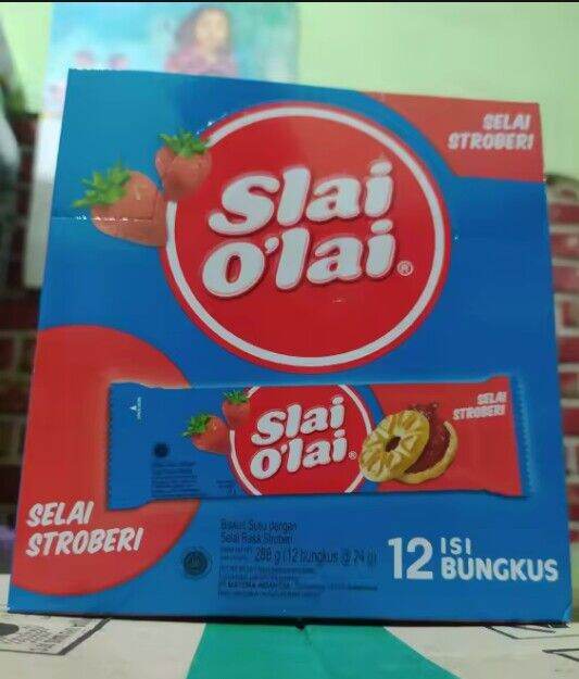 SLAI OLAI STRAWBERY BOX ISI 12 PCS | Lazada Indonesia