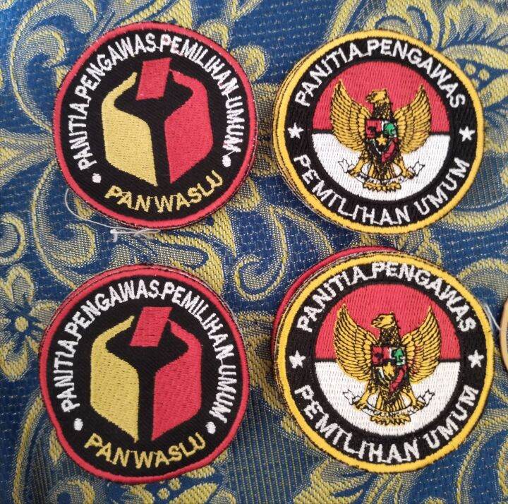 Bordir/Badge logo panwaslu set | Lazada Indonesia