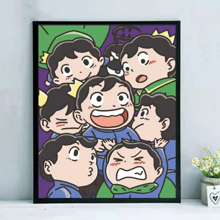 40*50 frame Diy filling digital oil painting crayon small new cartoon ...