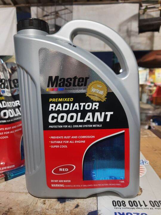 Air radiator master coolant 1 galon 4 ltr Red/merah | Lazada Indonesia