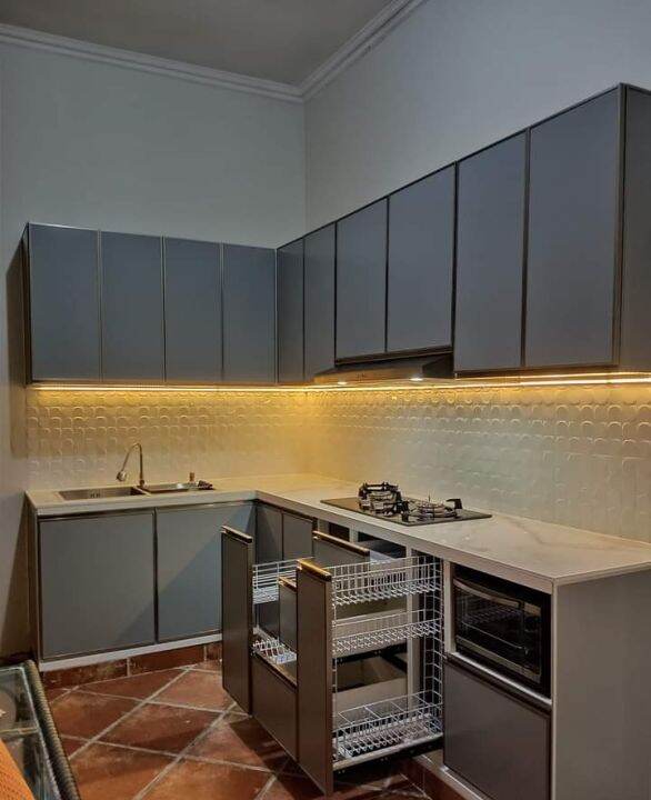 kitchen set almunium tahan rayap | Lazada Indonesia