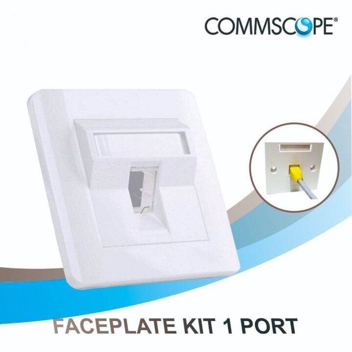 COMMSCOPE BRAND RJ45/CAT6 FACEPLATE KIT DECORATOR | Lazada
