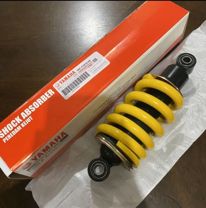 SHOCKBREAKER SHOCK SKOK SHOK SOK BEKER PEREDAM KEJUT KUNING MX LAMA NEW MX KING ORI YAMAHA ASLI ...