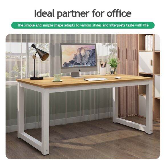 Desktop computer desk Multi functional office desk （140CMX60CMX74CM ...