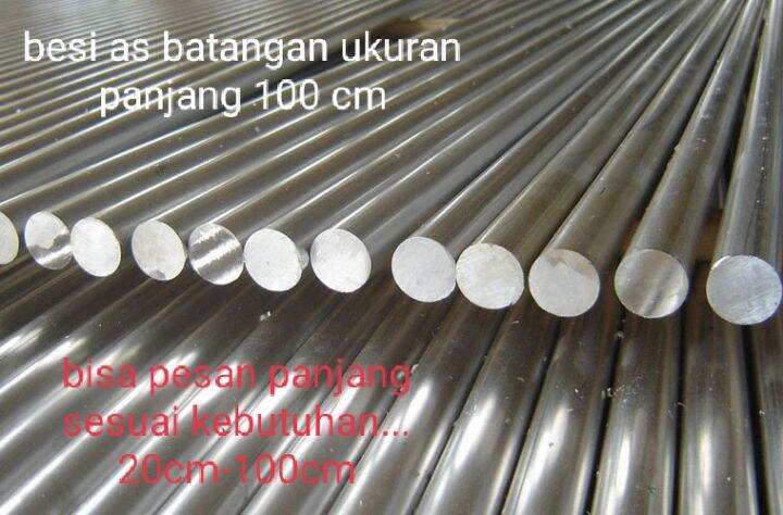 besi as berbagai ukuran panjang 100 cm | Lazada Indonesia