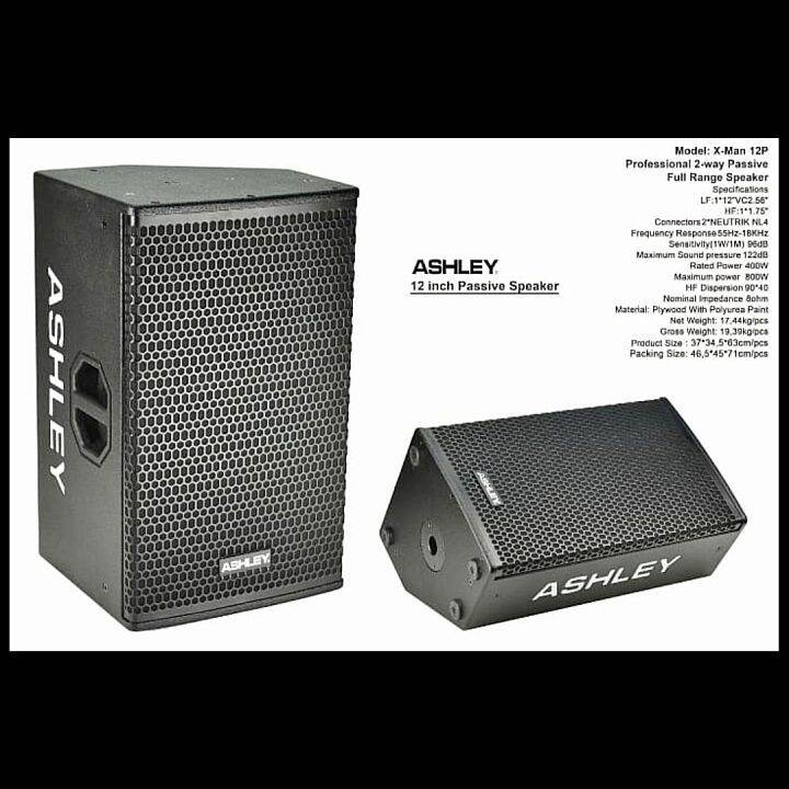 Speaker Pasif Ashley Xman 12P 12inch 2Way Full Range | Lazada Indonesia