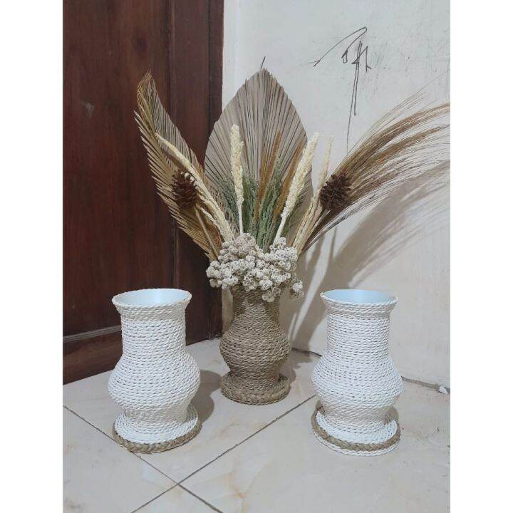 bunga kering rustik hiasan meja dan vas ukuran 20cm | Lazada Indonesia