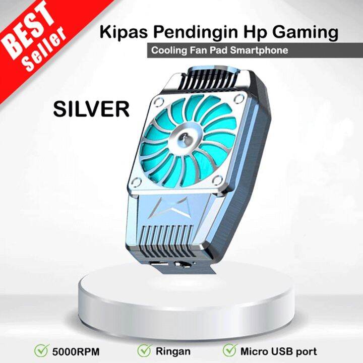 Cooler Pendingin HP Gaming Tanpa Kabel Bisa di Cas Kipas Angin ...