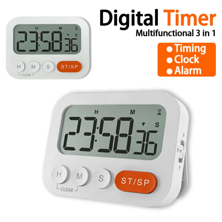 Multifunctional Digital Timer Timing/Clock/Alarm 3In1 Multifunctional ...
