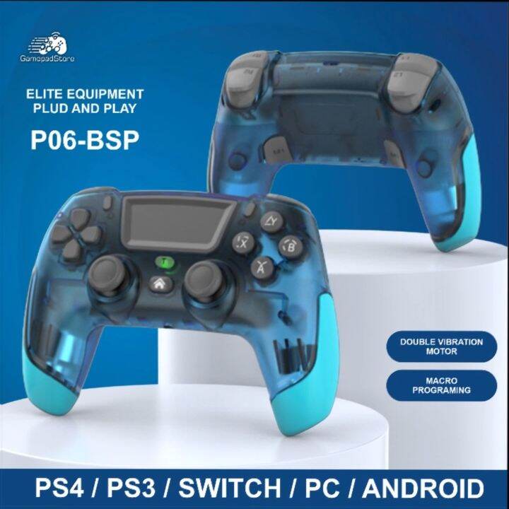 STIK MULTIFUNGSI BSP P06 GAMEPAD WIRELESS PS3 PS4 PC LAPTOP SWITCH ...