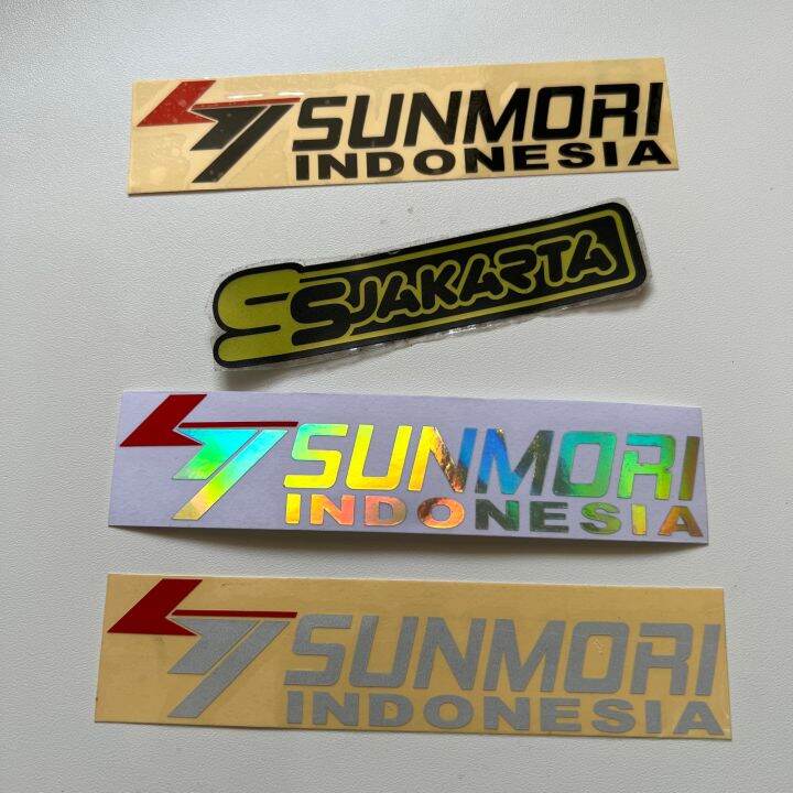 STIKER Sticker SUNMORI INDONESIA cutting | Lazada Indonesia