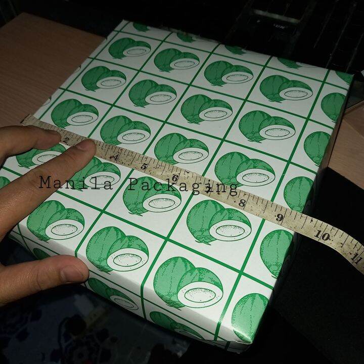 100 pcs buko box , buko pie box 9 inches | Lazada PH