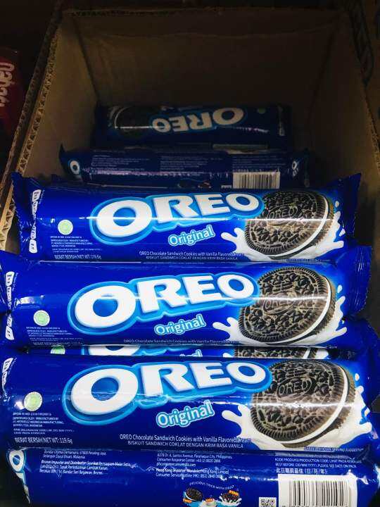 119.6g Oreo Chocolate Sandwich Cookies Original Biscuit HALAL | Lazada