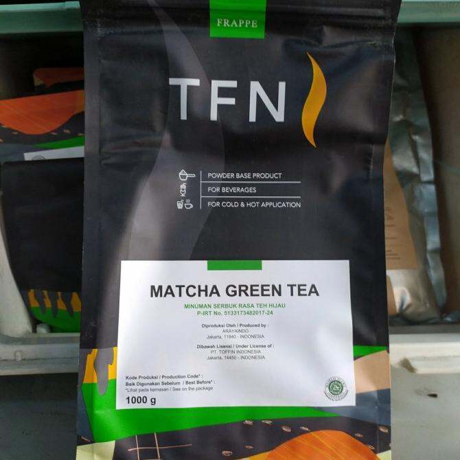 TOFFIN GREENTEA MATCHA POWDER DRINK 1KG POWDER CAMPURAN MINUMAN ...
