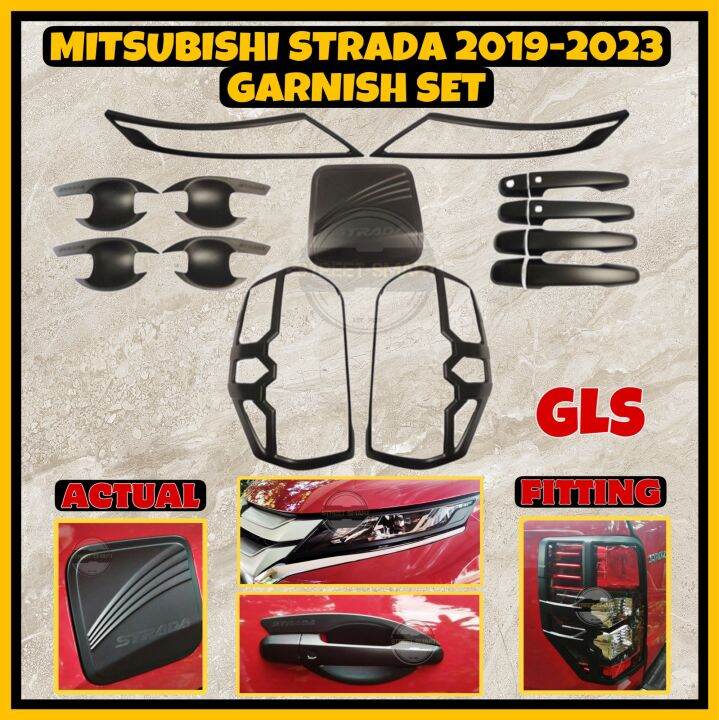MITSUBISHI STRADA 2019-2023 (GLS variant) GARNISH SET | Lazada PH