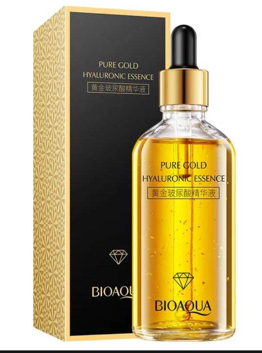 Bioaqua Pure Gold Hyaluronic Essence Serum 100ml | Lazada
