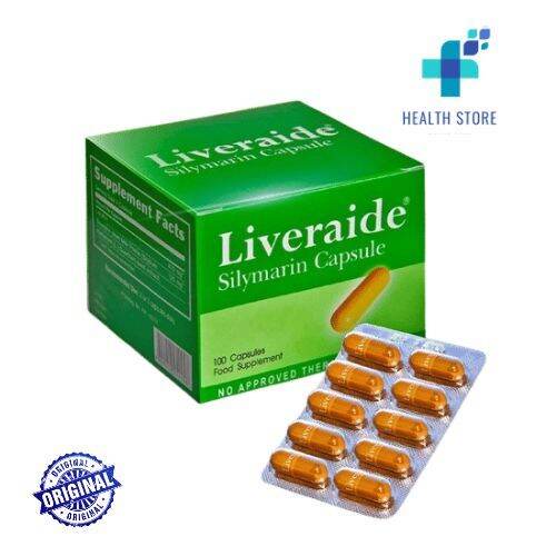 Liveraide Silymarin 50 or 100 Capsule | Lazada PH
