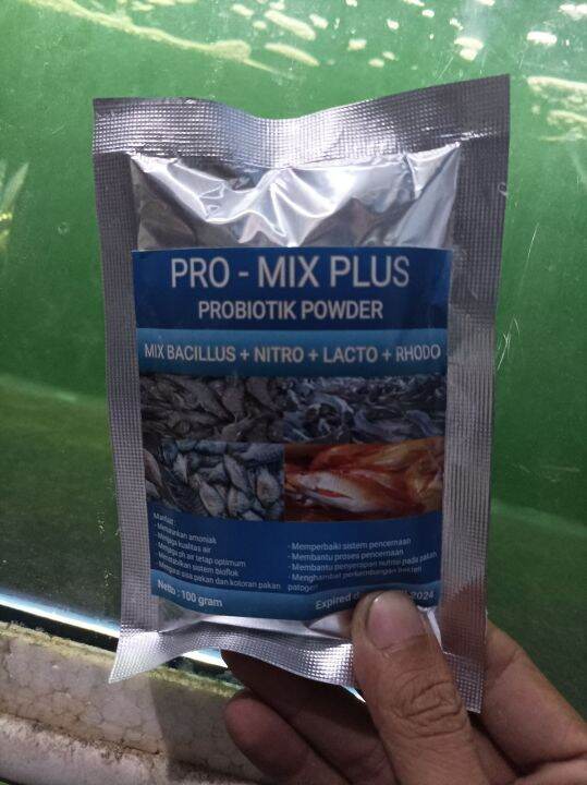 Probiotik Pro Mix Plus 100gr/Probiotik Bioflok/Promix Plus | Lazada ...