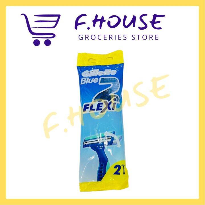 Gillette Blue 2 Flexi Disposable Razor (2's) | Lazada
