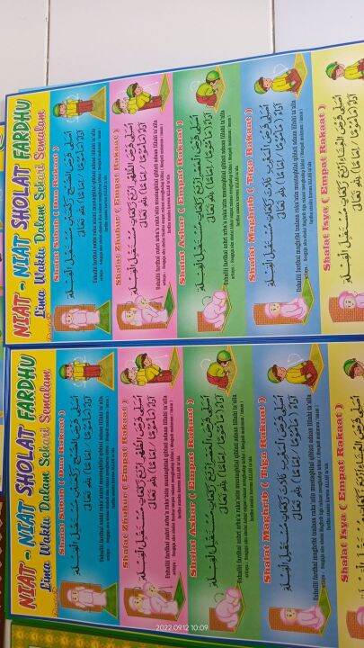 Poster Edukasi Anak Belajar Menghafal Niat Niat Shalat Fardhu Poster ... Poster Edukasi Anak Belajar Menghafal Niat Niat Shalat Fardhu Poster ...