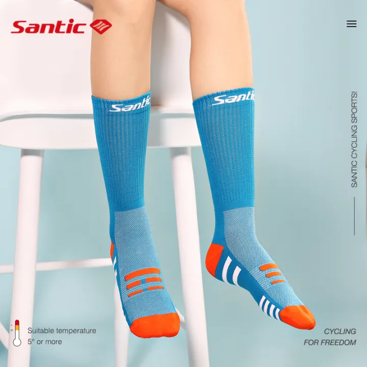 Santic Sendike Cycling Socks Long Tube Men's and Women's Outdoor ...