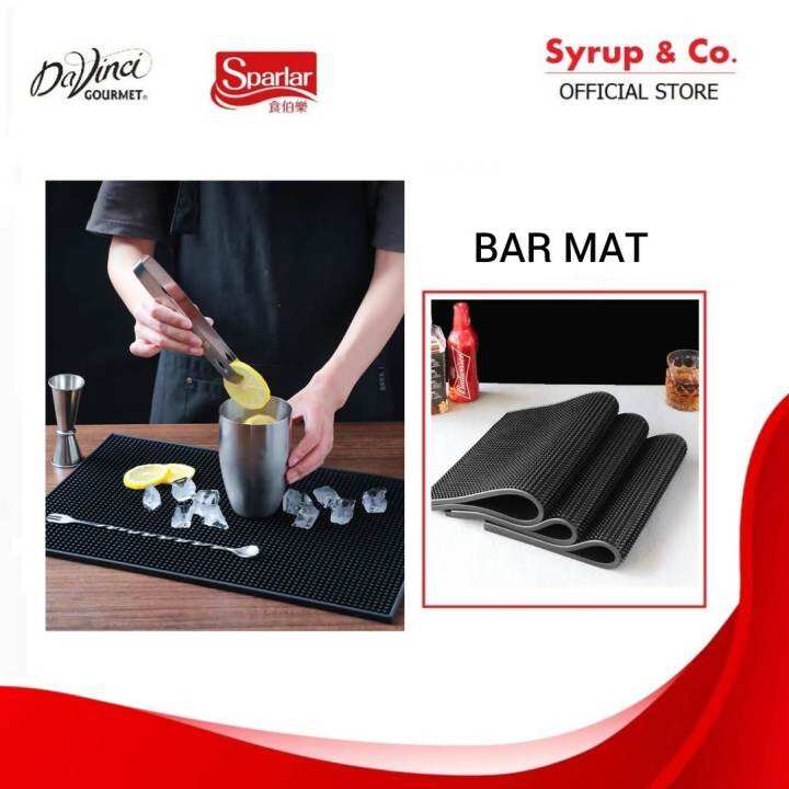 PREMIUM Rubber Bar Mat (Anti-Slip PVC Coffee bar mats) | Lazada PH