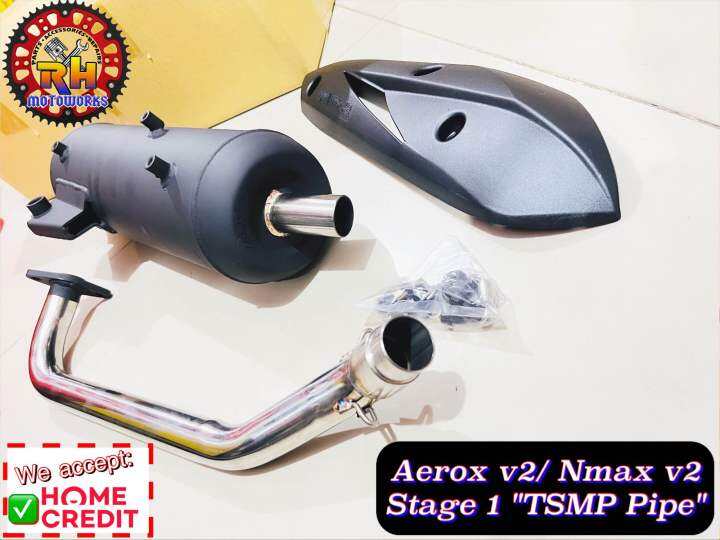 TSMP Pipe for Nmax v2/ Aerox v2 (Stage 1 & 2) | Lazada PH