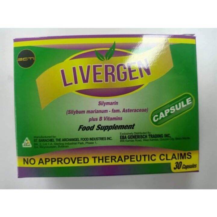 , LIVERGEN , SILYMARIN PLUS B COMPLEX CAPSULES | Lazada PH
