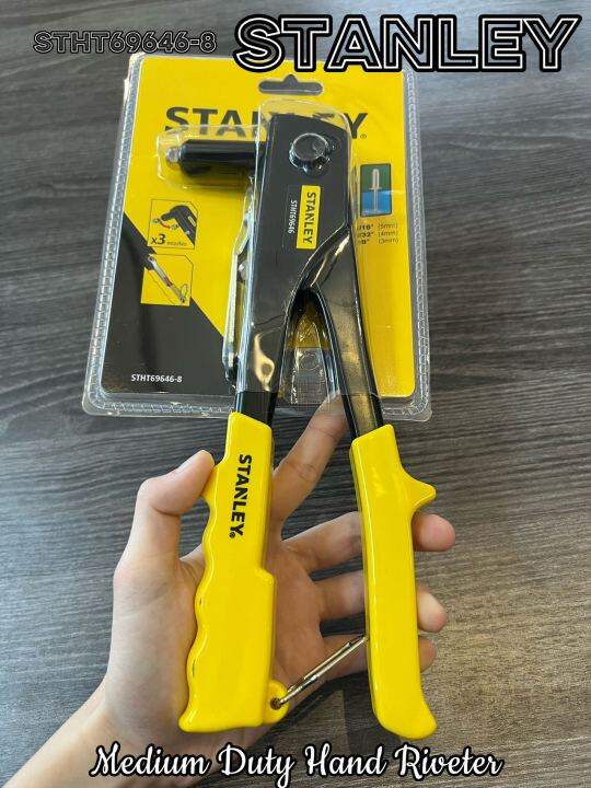 100% ORIGINAL STANLEY MEDIUM DUTY HAND RIVERTER / Rivet Tangan ...