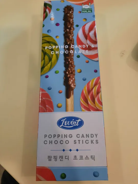 Lovint Popping Candy choco stick Popping candy & chocolate flavor | Lazada