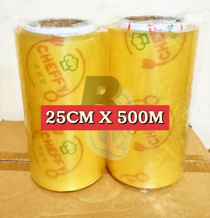 CHEFFY - PLASTIK WRAPPING FILM 25CM X 500M - PLASTIK PEMBUNGKUS MAKANAN ...