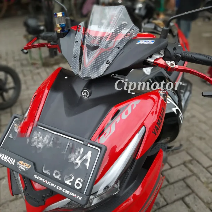 Visor Aerox 155 New Aerox Connected 2021 2022 Carbon Karbon AIZEN ...