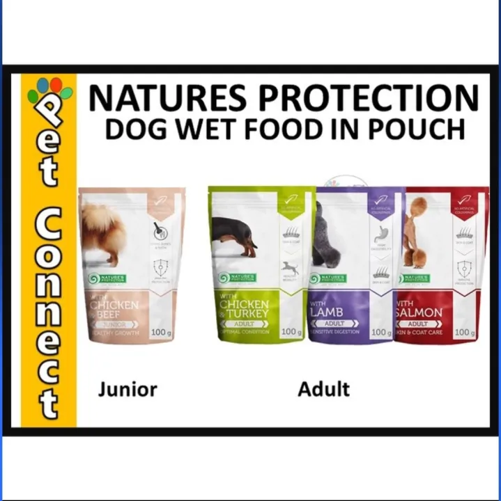 Nature's Protection Dog Wet Food in Pouch 100g Natures Protection ...