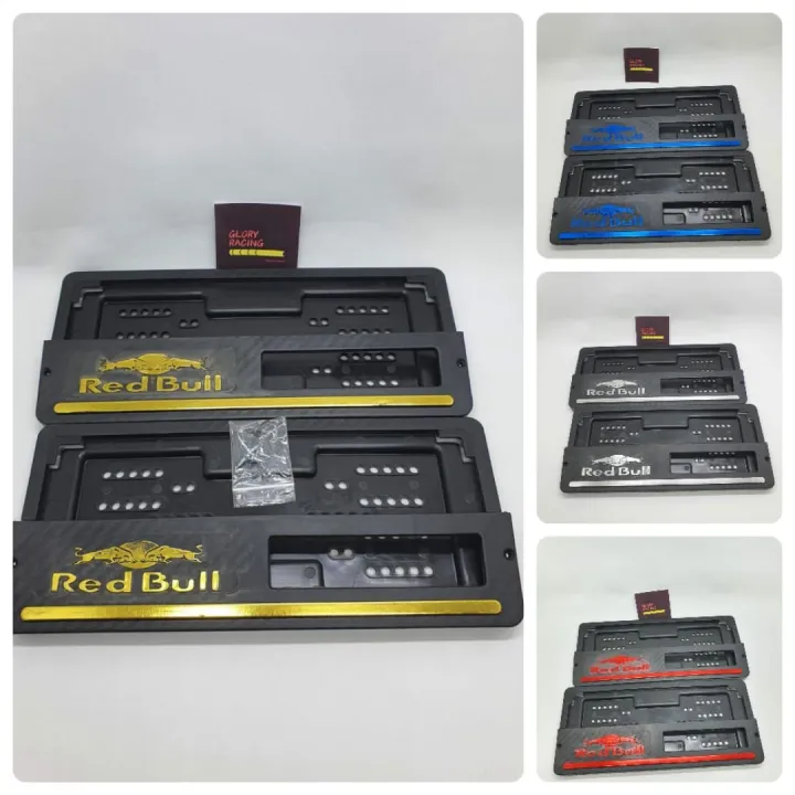 Dudukan Plat Nomor Variasi List Hologram Red Bull - Variasi Bingkai ...