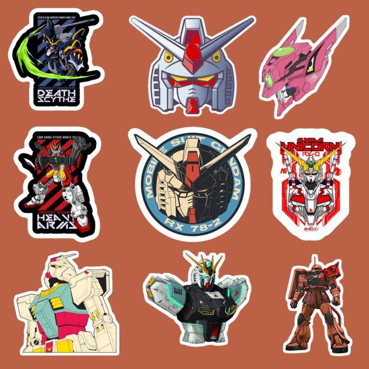 Gundam Laminated VINYL STICKERS waterproof and Scratchproof | Ara's ...