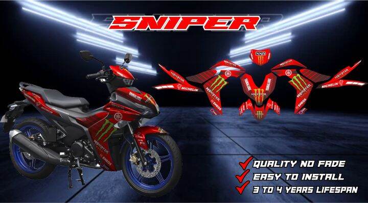 sniper 155 v2 decals sticker | Lazada PH
