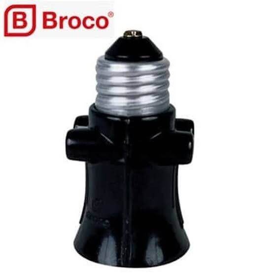fitting KOMBINASI BROCO rumah lampu GANTUNG colokan | Lazada Indonesia
